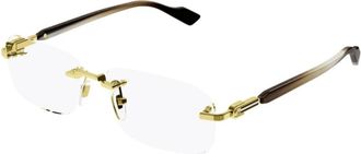 Gucci Stilvolle Gg1221O Sonnenbrille - - Accessories - unisex - Gelb - 55 MM