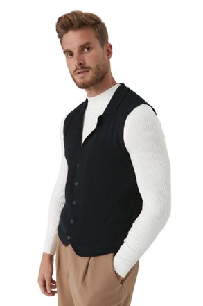 Trendyol Weste - Dunkelblau - Puffer