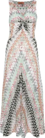 Missoni Sleeveless Zigzag Maxi Dress