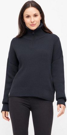 Derbe Strickpullover Matrosenplünn Maritim, Reißverschluss