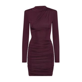 Rotate Drapey Mini Dress - - Dresses - Damen - Rot - M