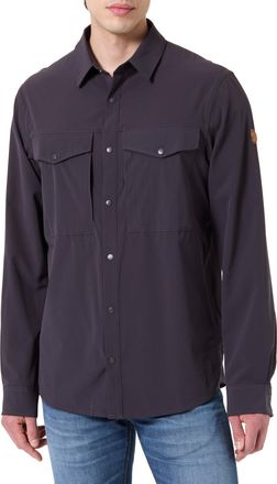 Fjällräven Herren Abisko Trekking M T-Shirt, Dunkelgrau, Large