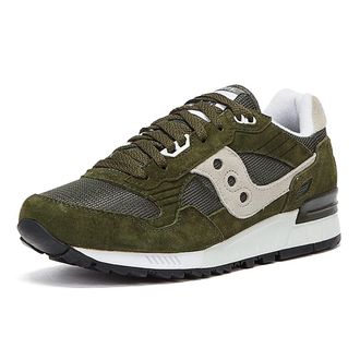 Saucony Herren Shadow 5000 U Sneaker, Green/Silver, 41 EU