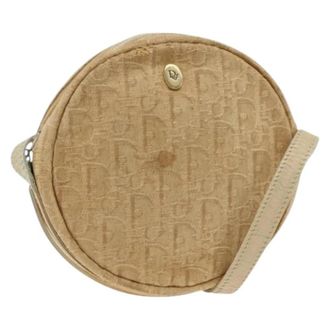 Dior Pre-owned Trotter Canvas Schultertasche - - Pre-owned - Damen - Beige - ONE SIZE