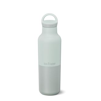 Klean Kanteen Rise klassische Isolierflasche aus Edelstahl, mit Bogenschlaufenverschluss, in der Farbe Barely Blue, Fassungsverm&ouml;gen: 590 ml, 1011490