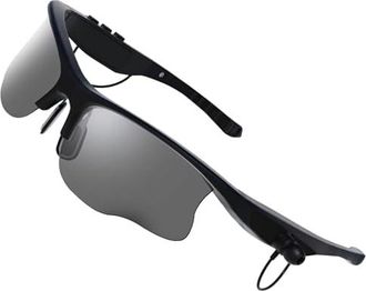 Generic Lunettes de soleil intelligentes sans fil avec haut-parleur, lunettes de sport polaris&eacute;es pour cyclisme, camping, course &agrave; pied, lunettes de soleil au