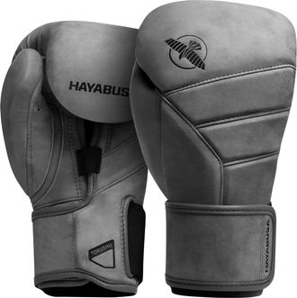 Hayabusa T3 LX Boxhandschuhe aus Leder - Slate, Größe 16 Oz