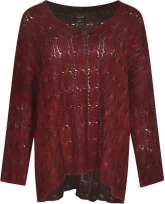 Avant Toi Pull Col Rond - Rouge