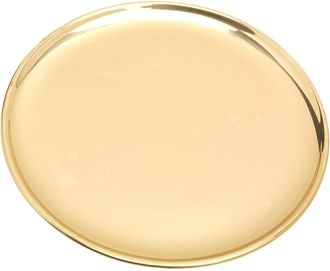 NKlaus Modern Kerzenteller Ø17cm Messing Gold Hochglanz poliert Untersetzer Dekoration 10576