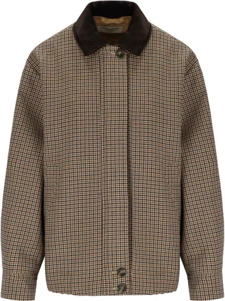 Weekend by Max Mara VESTE FESTA PIED-DE-POULE MARRON MAX MARA WEEKEND