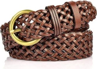 Generic Ceintures Femme - Ceinture pour Hommes D&eacute;contract&eacute;e et &Eacute;l&eacute;gante avec Design Creux pour Usage Quotidien et Toutes Saisons