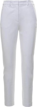 Max Mara Femme, Pantalons, Blanc, Taille: 38 FR Pantalon Effet Jersey