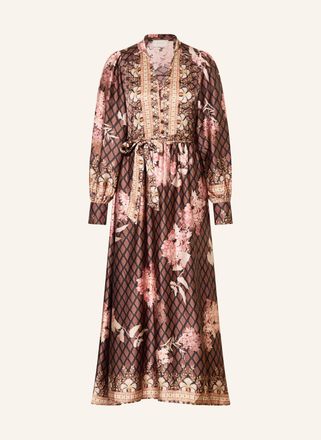 Neo Noir Neo Noir Satinkleid Nova Mit R&uuml;schen schwarz