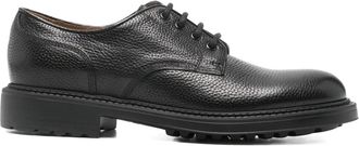 Doucal's textured derby shoes - Schwarz