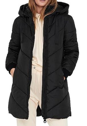 Jacqueline de Yong JACQUELINE de YONG JDYSKYLAR PADDED HOOD JACKET OTW NOOS, Jacket aux femmes, Black, XS
