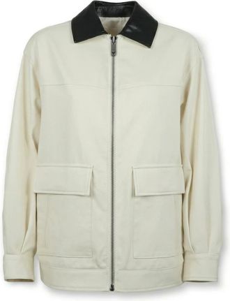 Anine Bing Femme, Vestes, Blanc, Taille: 40 FR Holden Jacket