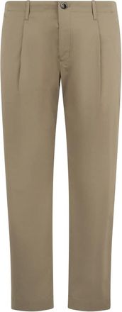Nine In The Morning Homme, Pantalons, Beige, Taille: S Pantalon Droit en Coton