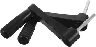 Garneck 2 St&uuml;ck 2 St&uuml;ck Kurbelgriff f&uuml;r Tischhebevorrichtung Handkurbel aus Verschlei&szlig;festem Material Ergonomischer Drehknopf f&uuml;r H&ouml;henverstellbare Schreibtis