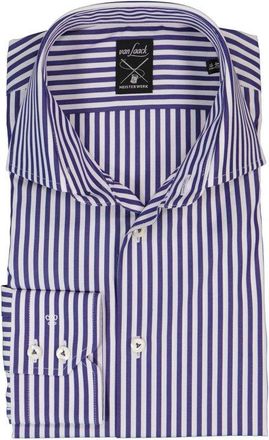 van Laack Herren Hemden blau Baumwolle