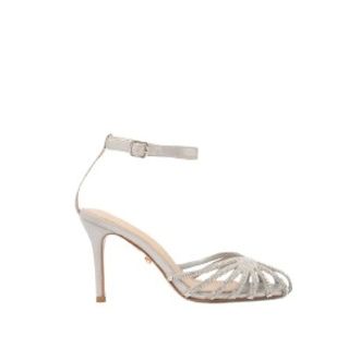 Twentyfourhaitch Femme, Chaussures, Gris, Taille: 37 EU Flat Chaussures