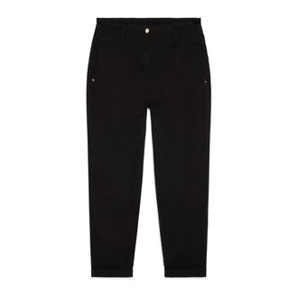 Fiorella Rubino Baumwoll-Balloon-Hose - - Trousers - Damen - Schwarzk - L