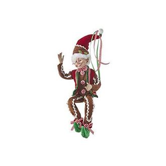 Raz Imports Inc. 2021 to Grandmothers House We Go 40,6 cm Lebkuchen-Elfenfigur