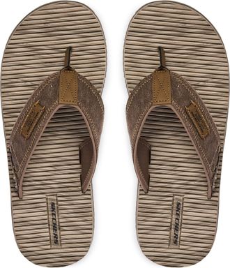 Skechers Zehentrenner Skechers Quill - Seaside 205719/BRN Braun
