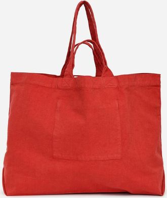 Arket XXL-Tragetasche Aus Canvas -Rot