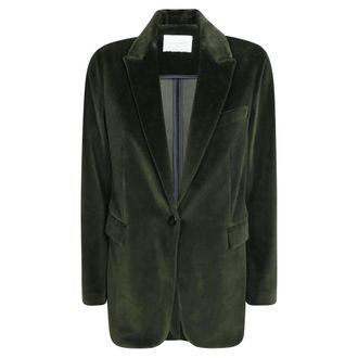Circolo 1901 Blazer Velluto Liscio - - Jackets - Damen - Gr&uuml;n - M