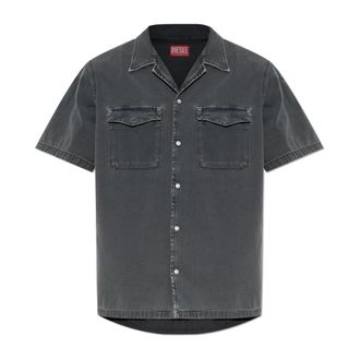 Diesel Herren, Shirts, Grau, MGr&ouml;&szlig;e