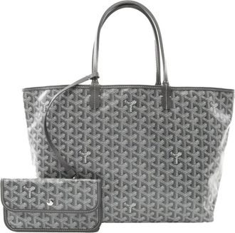 Goyard 2010-2025 Goyardine Saint Louis PM Tote Bag - Grau
