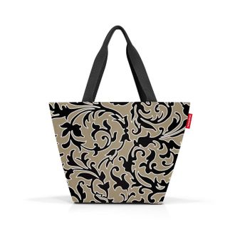 Reisenthel shopper M baroque marble Ger&auml;umige Shopping Bag und edle Handtasche in einem Aus wasserabweisendem Material