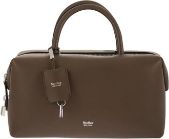 Max Mara Hobo Bags - Holdallm - Medium Satchel In Natural Leather - Gr. unisize - in Schwarz - f&uuml;r Damen