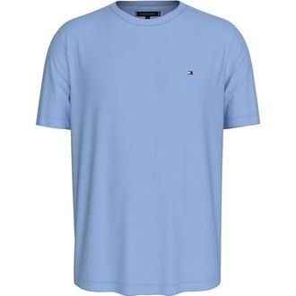 Tommy Hilfiger T-Shirt Manches Courtes Homme Essential Regular Fit Col Ras-du-Cou, Bleu (Vessel Blue), S