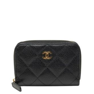 Chanel Porte-monnaie / &Eacute;tui &agrave; monnaie Pre-owned - Femme - Pre-owned - Noir - Taille: ONE Size