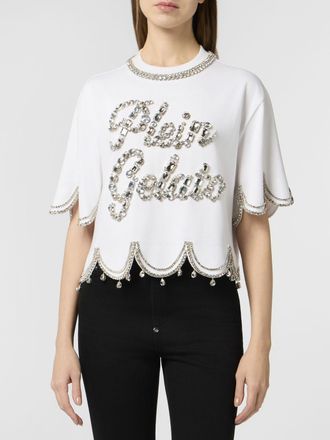 Philipp Plein T-Shirt Damen Farbe Wei&szlig;