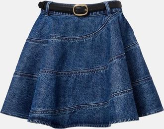 Self Portrait Mini-jupe en jean