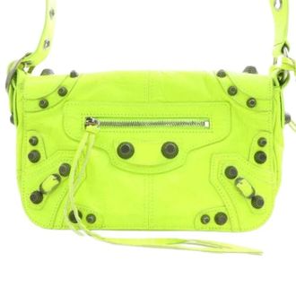 Balenciaga Sac bandouli&egrave;re vintage Pre-owned - Femme - Pre-owned - Jaune - Taille: ONE Size