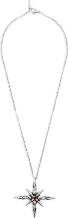 Misbhv collier Goa Mystical à pendentif soleil - Argent