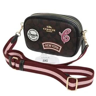 Coach Sac bandouli&egrave;re en toile Pre-owned - Femme - Pre-owned - Brun - Taille: ONE Size