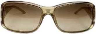 Gucci unisex, Pre-owned, Beige, Taille: ONE Size Lunettes de soleil en plastique doccasion