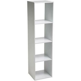 5five Simply Smart 5five Simply Smart - S&auml;ulenregal mit 4 f&auml;chern mix n modul wei&szlig; - 5five