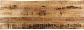 vidaXL Dessus de table bord vivant 120x40x3,8 cm bois de manguier brut vidaXL
