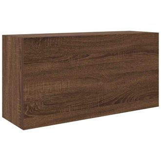 vidaXL Bad-Wandschrank Braun Eichen-Optik 80x25x40 cm Holzwerkstoff Vidaxl