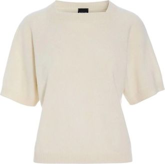 Bitte Kai Rand Femme, Pulls, Blanc, Taille: 38 FR Cloud Cashmere Short-sleeve Blouse