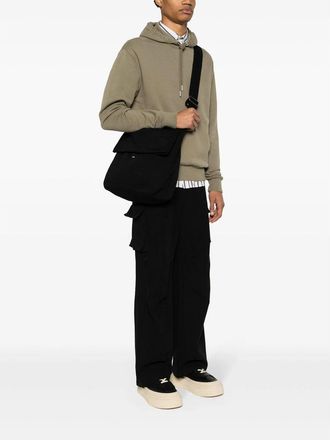 Our Legacy Washed Denim Belt Bag - Black
