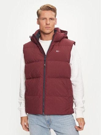 Tommy Jeans Bodywarmer Essential DM0DM20465 Rot Regular Fit