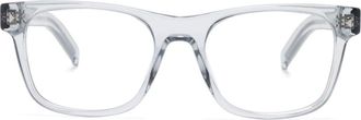 Prada Brille mit eckigem Gestell - Grau