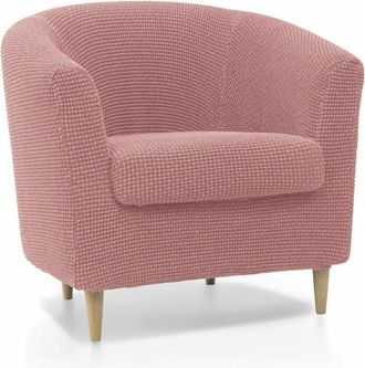 SofaSkins Sofabezug, super elastisch, Sofabezug, atmungsaktiv und langlebig, einfach anzubringen, Maße 60-90 cm, Rosa