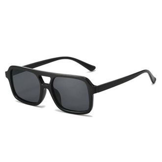 Generic Lunettes De Soleil Carr&eacute;es For Hommes Et Femmes, Id&eacute;ales For Les Activit&eacute;s Plein Air, Vacances, Trajets Domicile-travail La Conduite(Black)